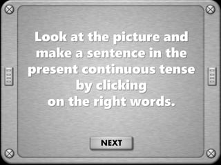 Present continuous-game | PPTX