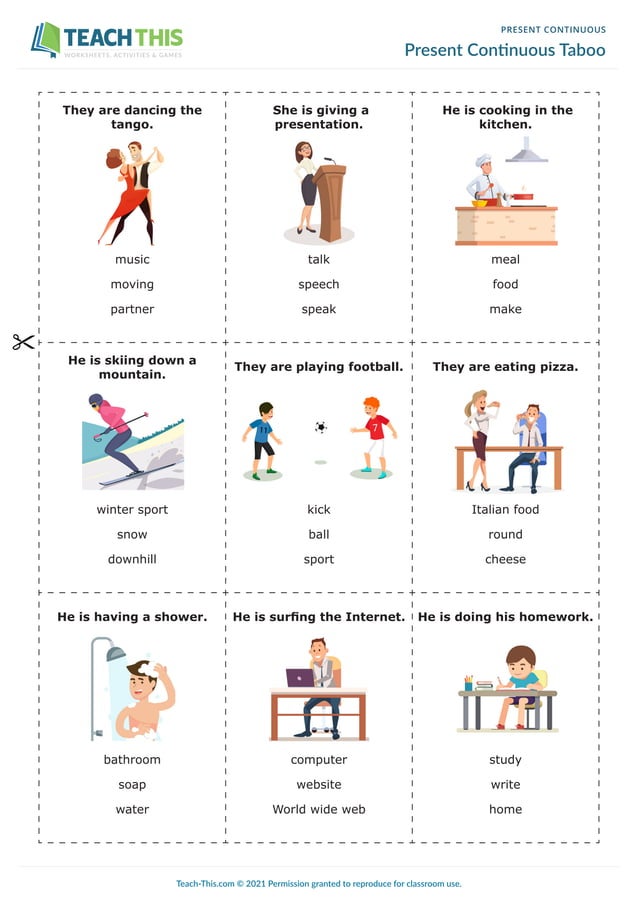 present-continuous-taboo ...