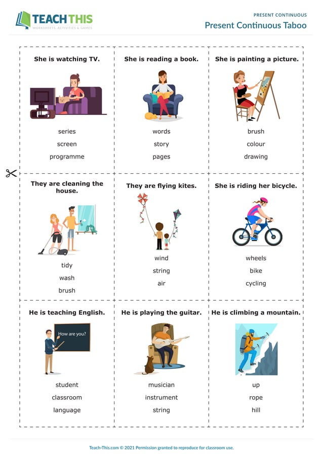 present-continuous-taboo ...