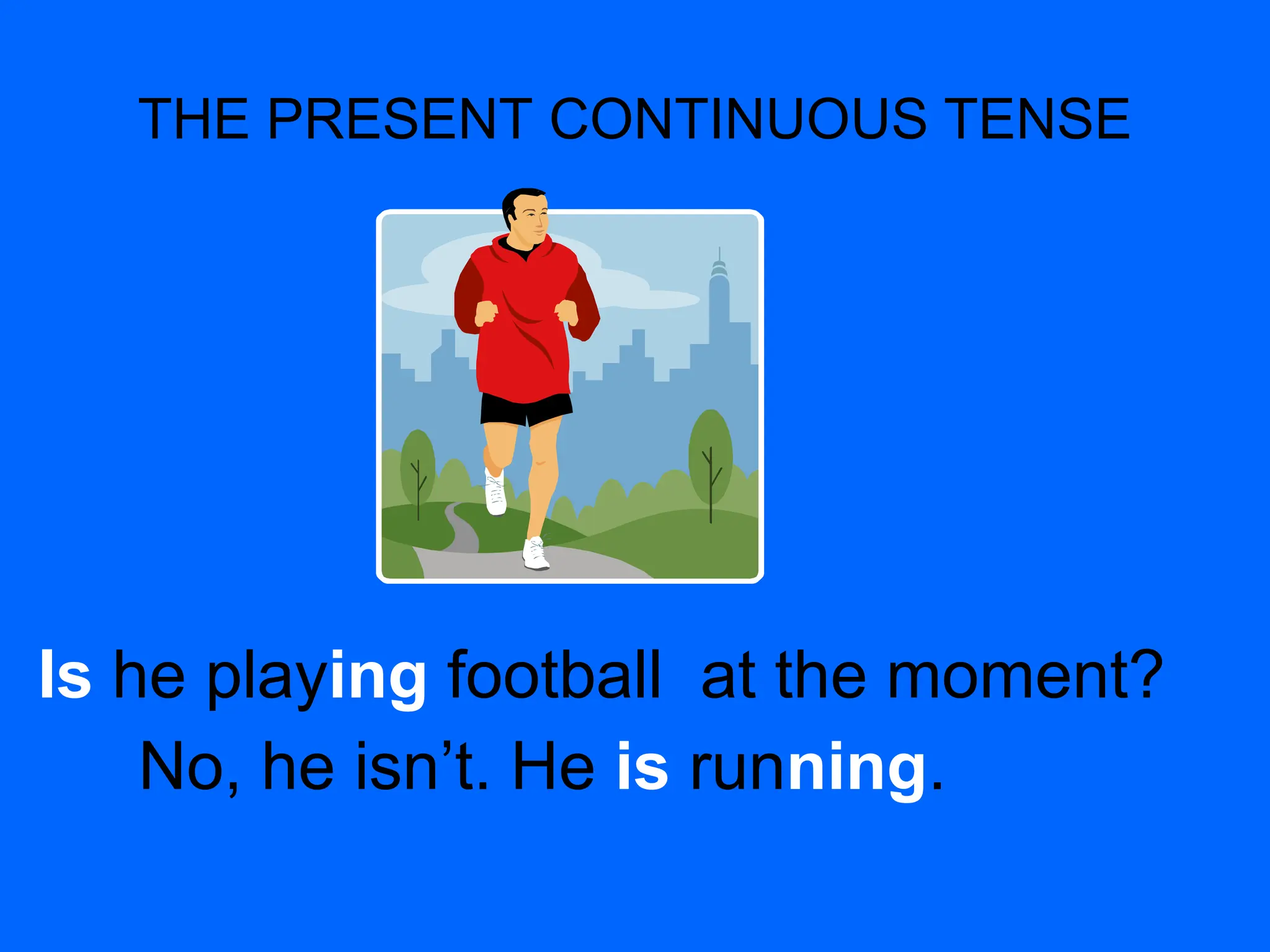 Present continuous presentation with explanation | PPT