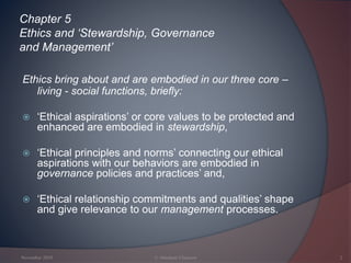 Present ethics-ch.5 | PPT