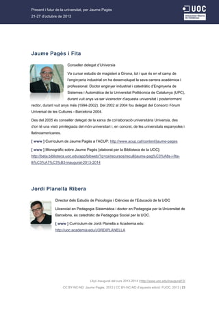 Present i futur de la universitat, per Jaume Pagès | PDF