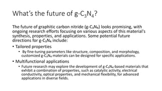 Present-&-Future-of-Graphitic Carbon Nitride.pptx