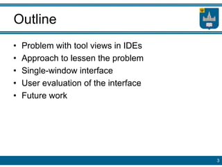Single-Window Integrated Development Environment | PPTX | Computer ...