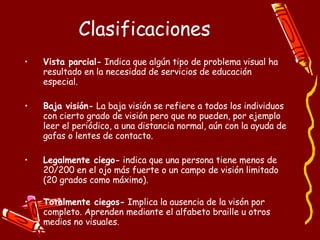 Present. Impedimentos Visuales | PPT