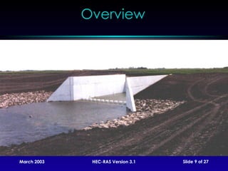 PRESENTATION MODELLING drop STRUCTURES WITH HEC RAS | PPT