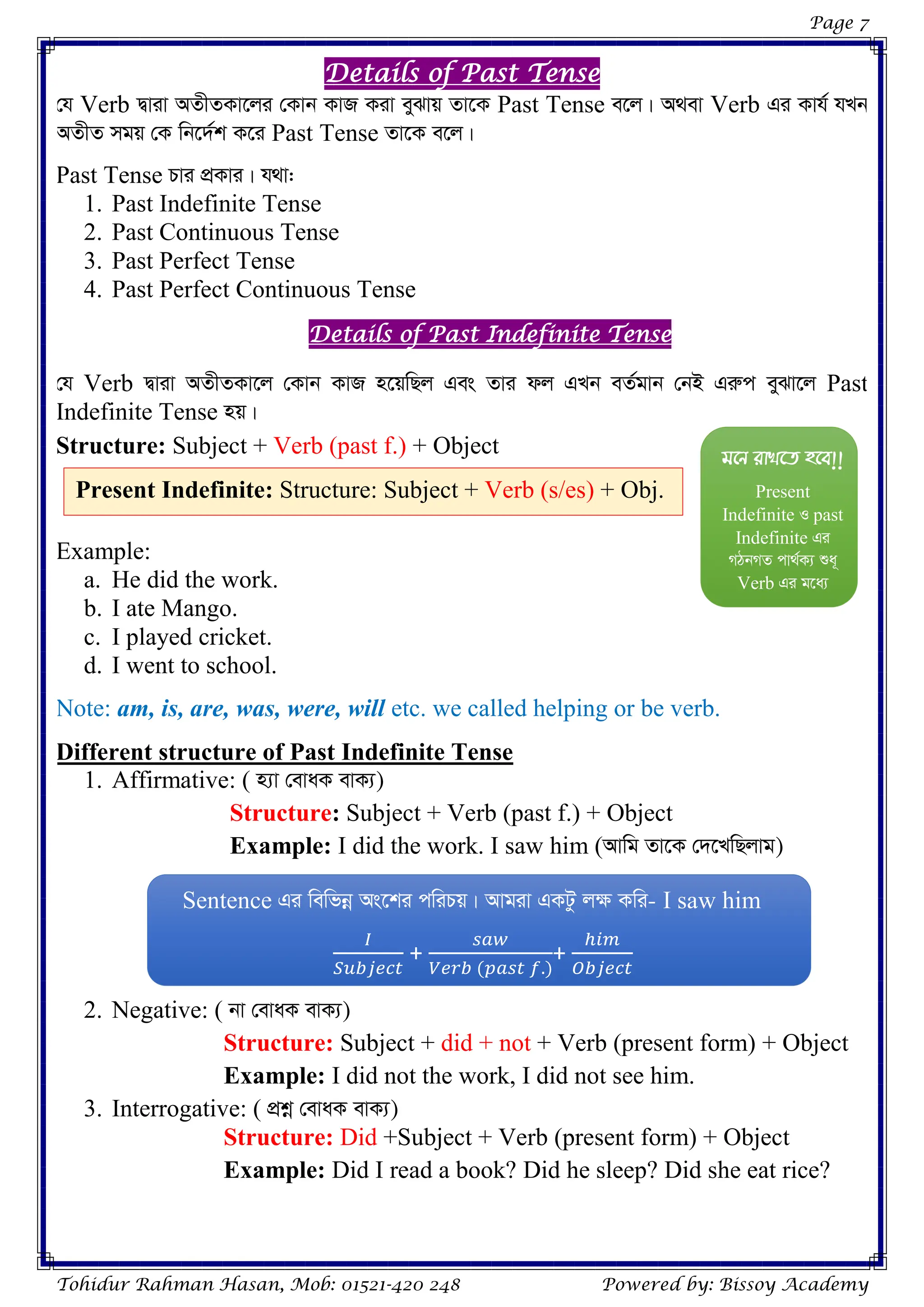 present -past Exclusive Grammar by Bissoy Academy.pdf