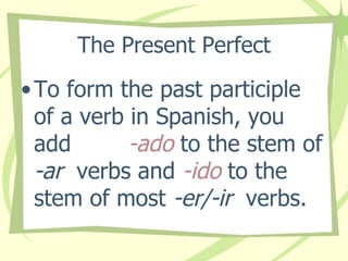 Present Perfect | PPT