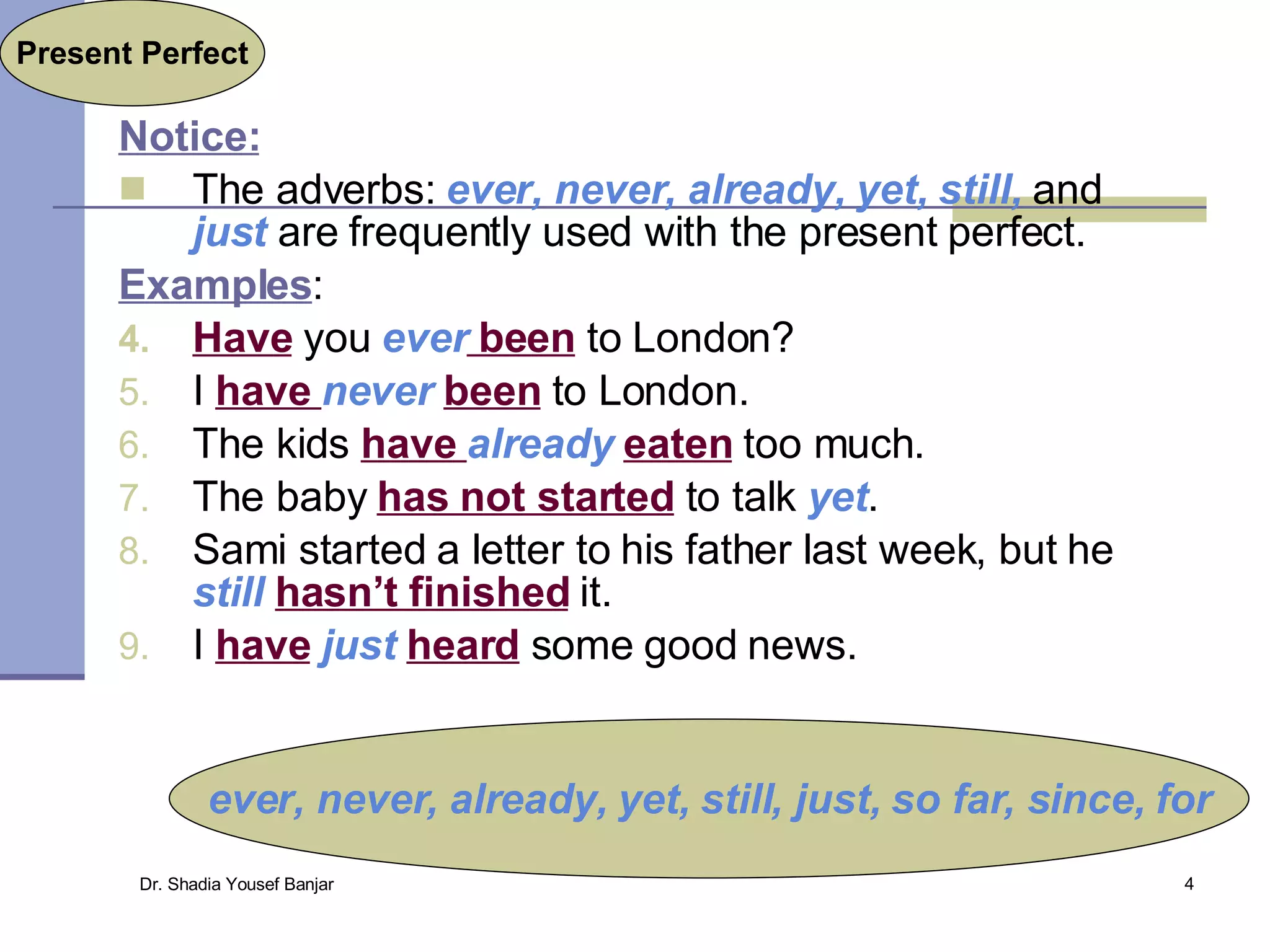 Present Perfect | PPT