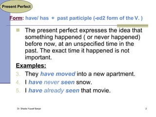 Present Perfect | PPT