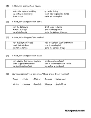 Present Perfect Tense Worksheet for English | PDF
