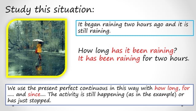 Present perfect continuos | PPT