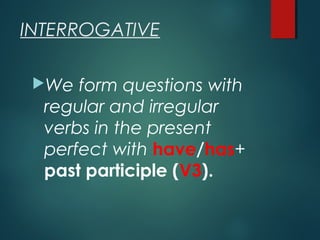 Present perfect tense | PPT