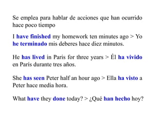 Present perfect-simple | PPTX