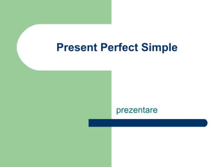Present perfect-simple | PPT