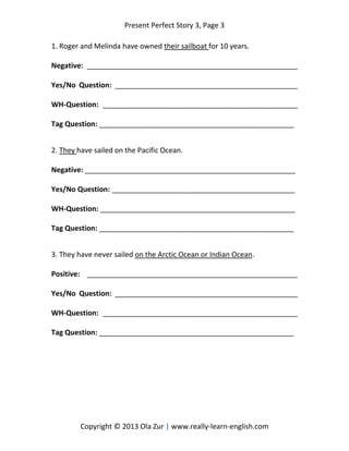 Present perfect-story-3 | PDF
