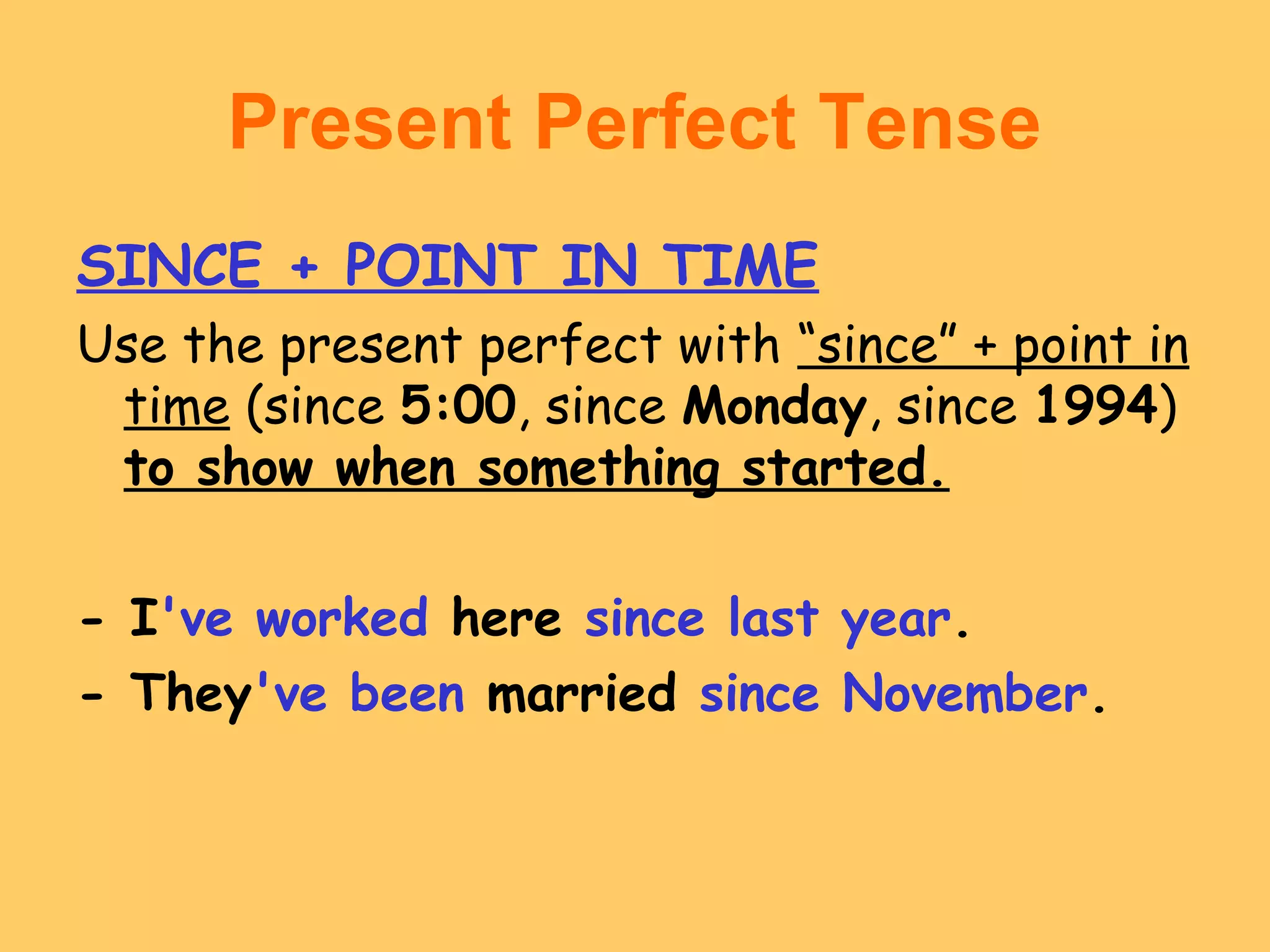 Present perfect Simple | PPT