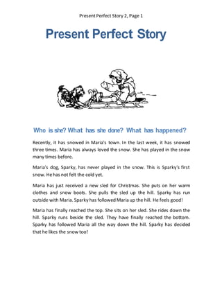 Present perfect-text in english