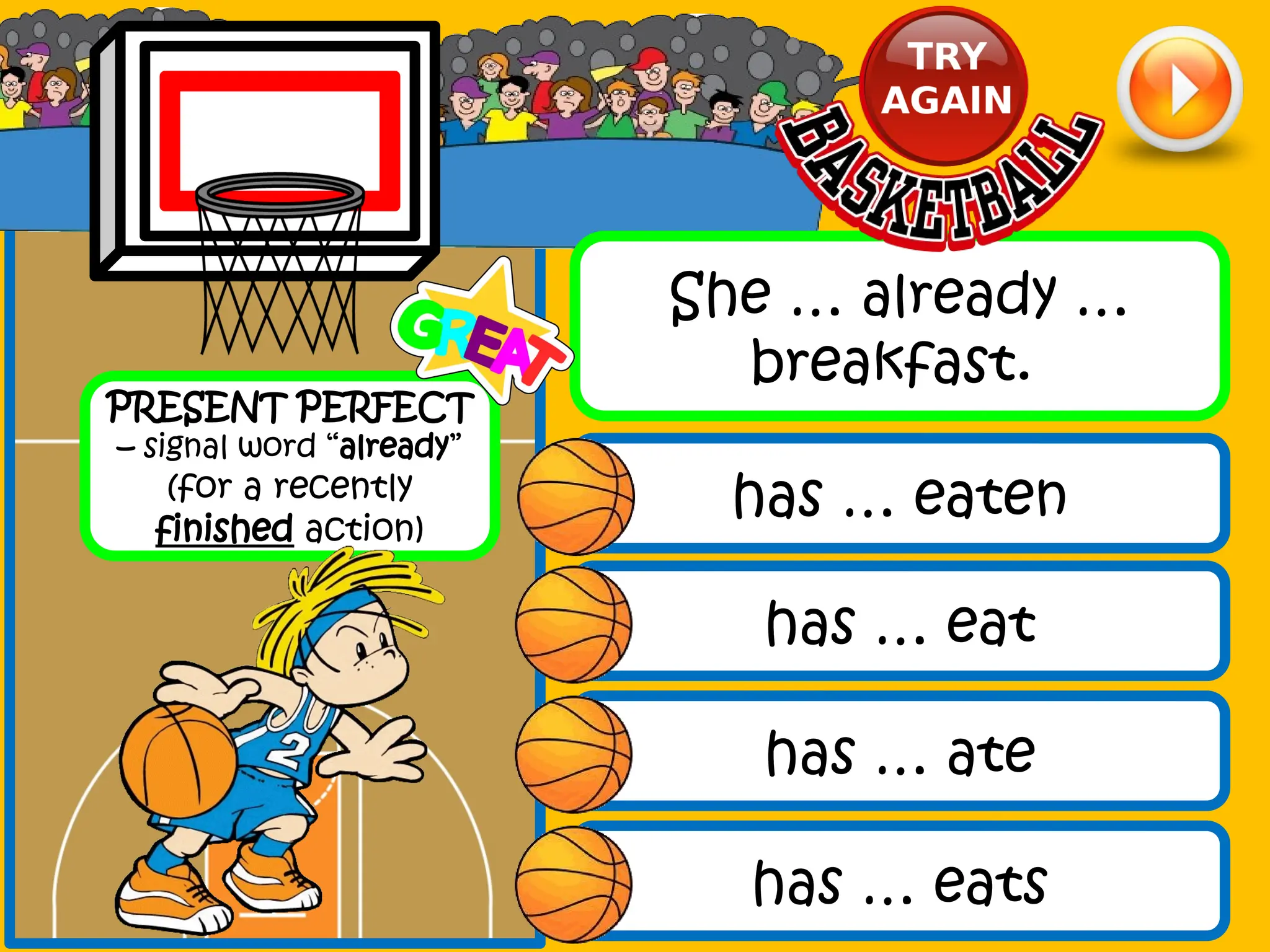 present-perfect-vs-past-simple-basketball-game-activities-promoting ...