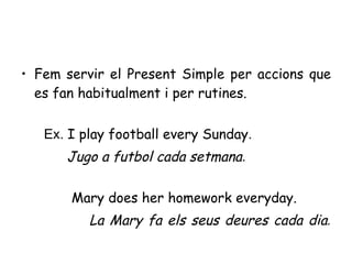 Present Simple, routines, exercises | PPT