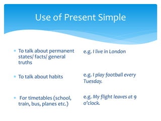 Present simple | PDF