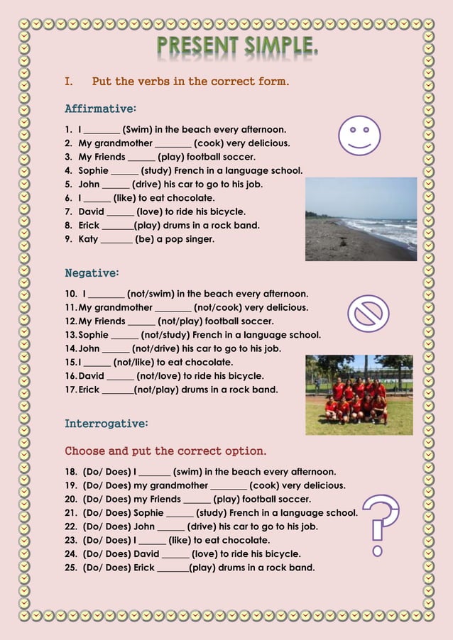 Present simple | DOCX