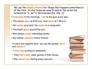 Present Simple And Continuous | PPT