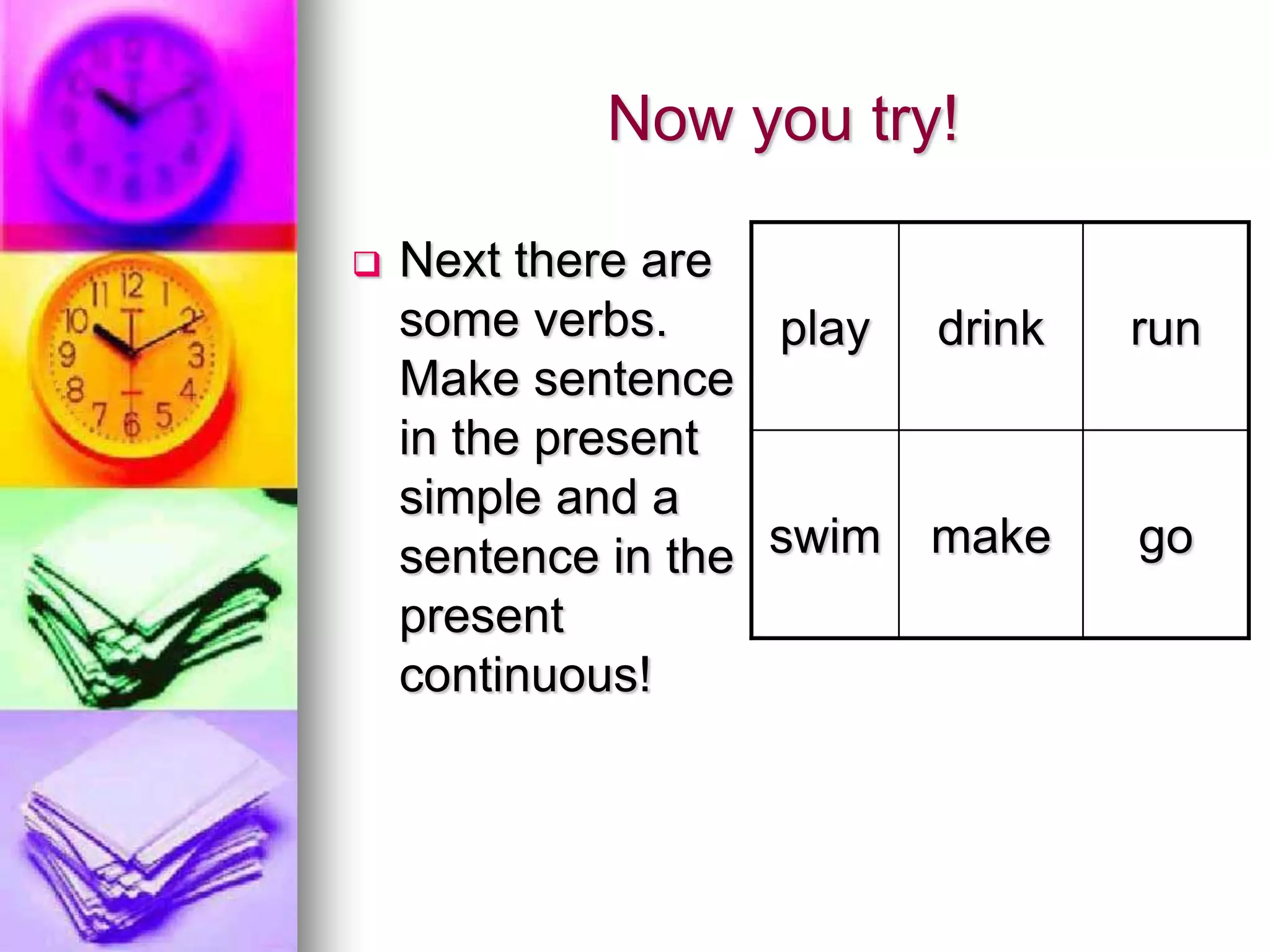ESL 0801 Week 3 Present simple-and-continuous-flashcards-fun-activities ...