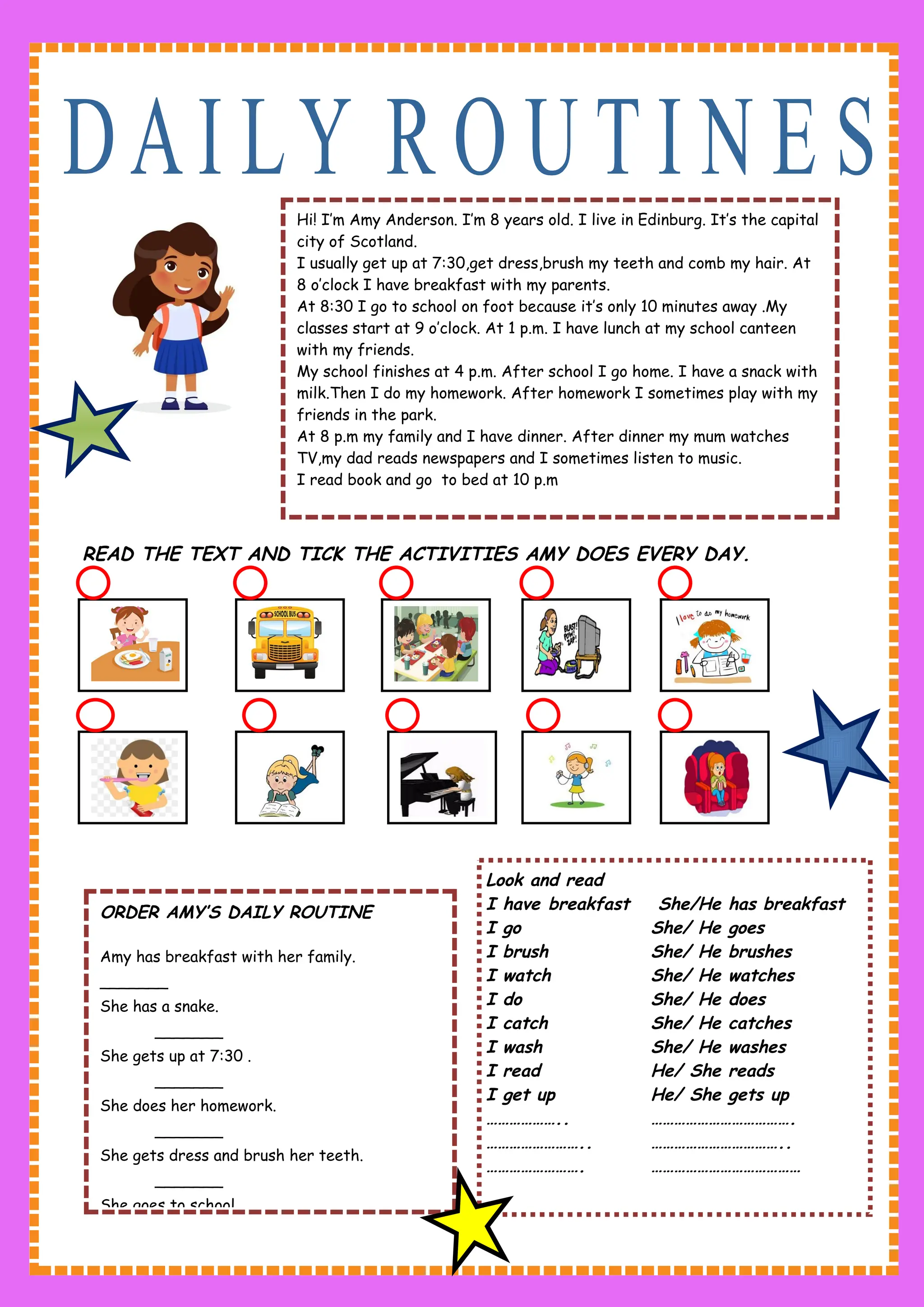 present-simple-tense-daily-routines-grammar-drills-reading ...
