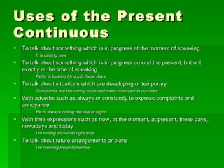 Present Simple V Present Continuous4376 | PPT | Consumer Electronics | Technology & Computing