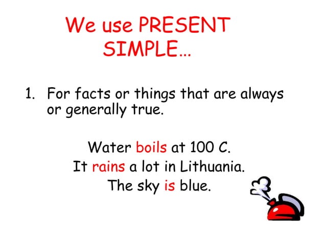 PRESENT SIMPLE OR PRESENT CONTINUOUS (EXPLANATION) | PPT