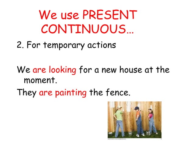 PRESENT SIMPLE OR PRESENT CONTINUOUS (EXPLANATION) | PPT