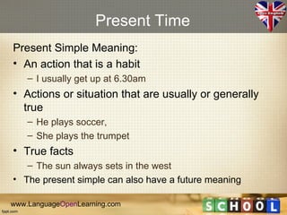 English Grammar - Present Tense | PPT