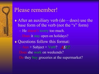 Present Tense2 | PPT