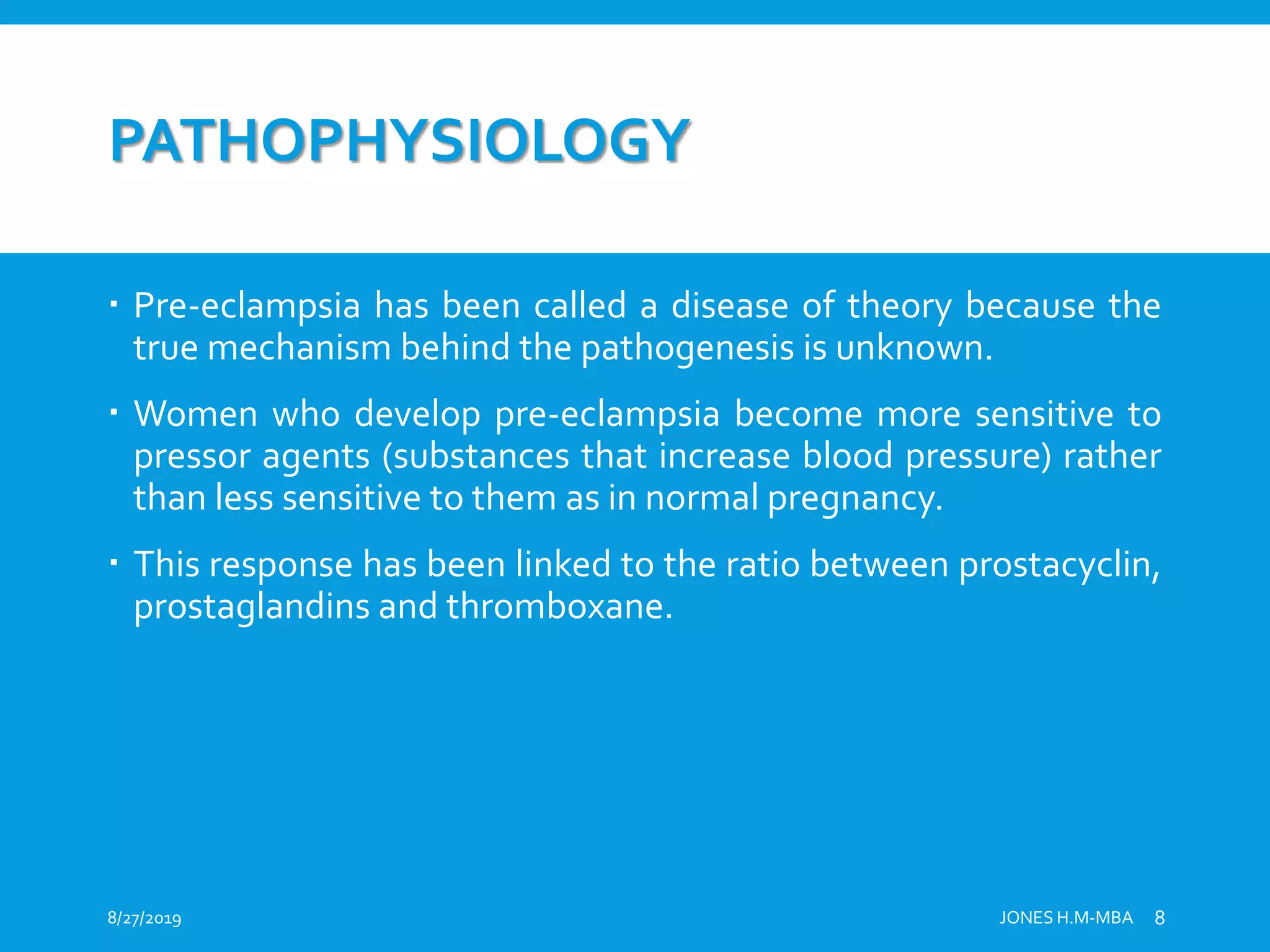 PRE-ECLAMPSIA | PPTX
