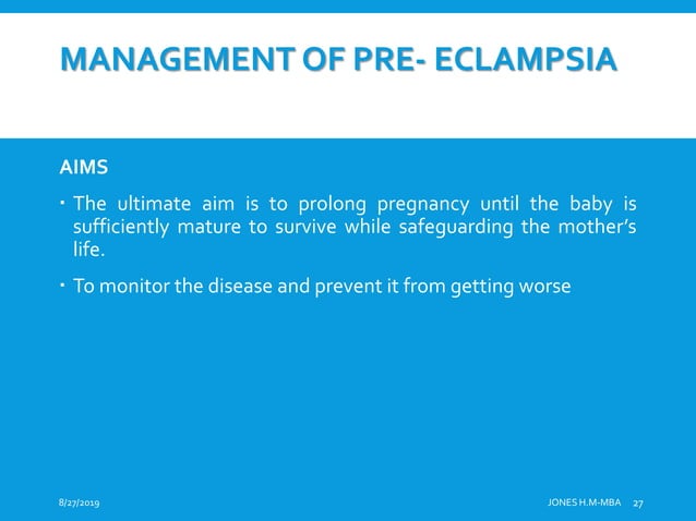 PRE-ECLAMPSIA | PPTX