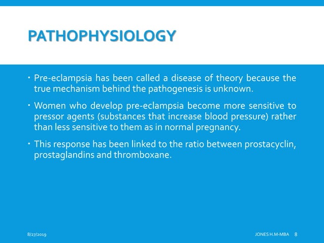 PRE-ECLAMPSIA | PPTX