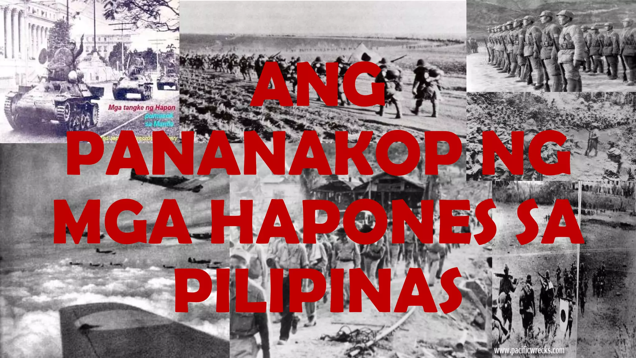 Pananakop ng mga Hapon | PPTX