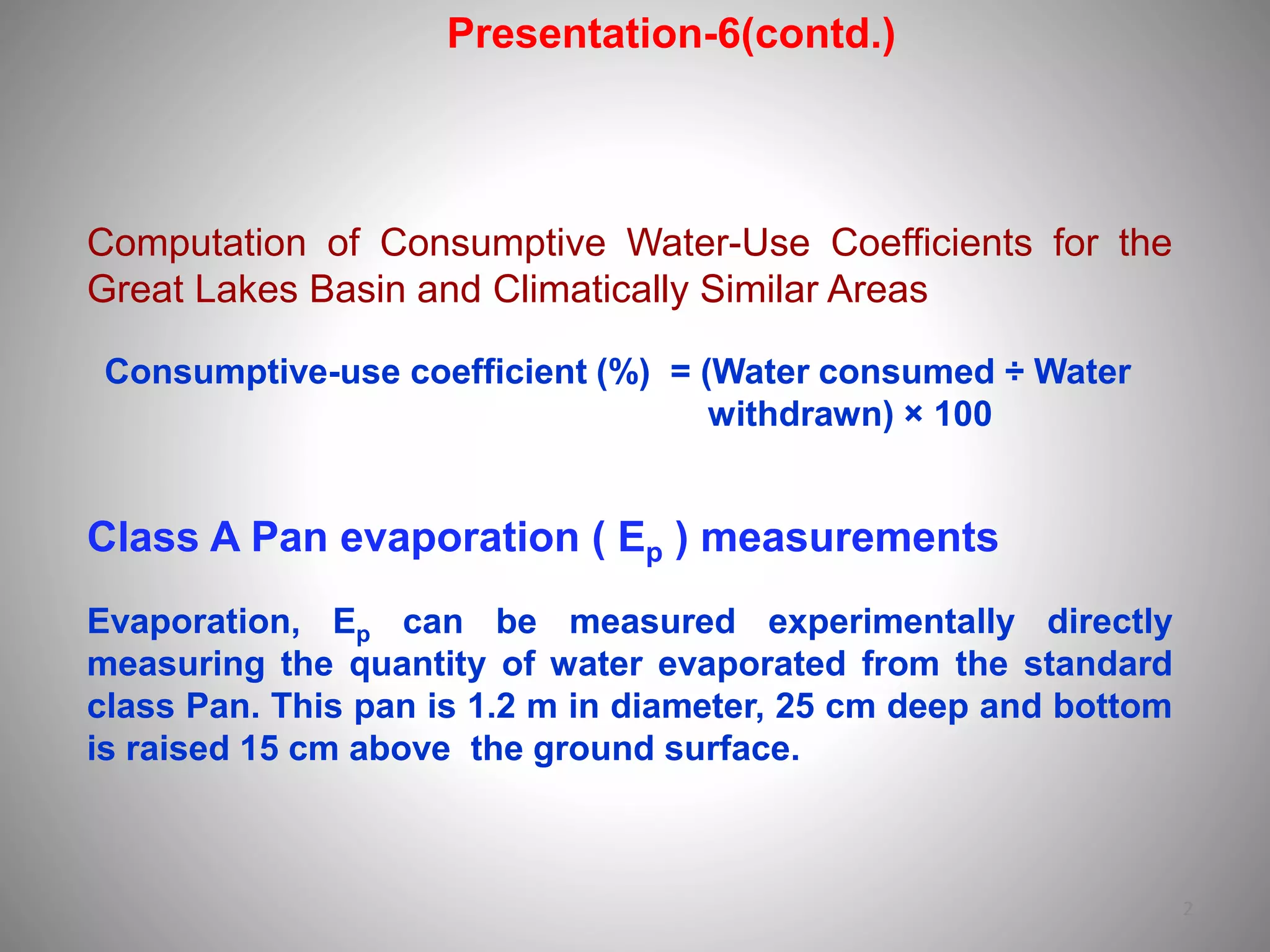 Lecture 6 Ce 1005 Irrigation And Flood Control By Rabindra Ranjan Saha