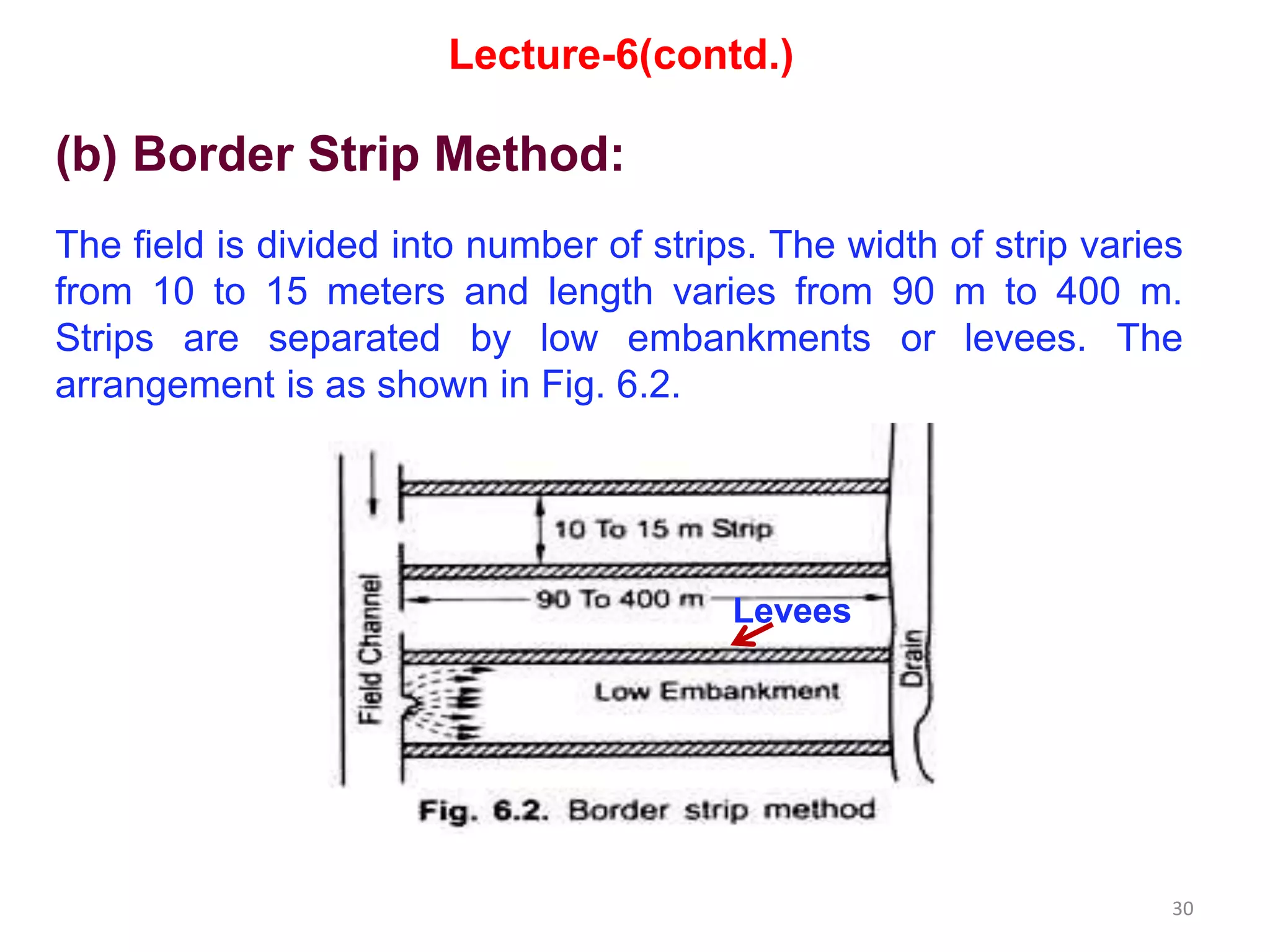 Lecture 6 Ce 1005 Irrigation And Flood Control By Rabindra Ranjan Saha