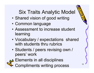 6 + 1 Writing Trait | PPT