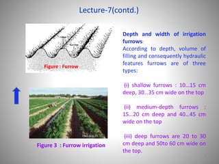 Lecture 7 ce1005 Irrigation and Flood control by Rabindra Ranjan Saha ...