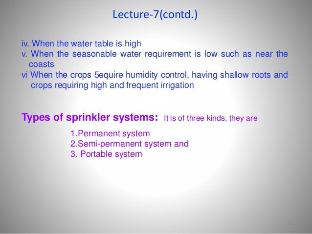 Lecture 7 Ce1005 Irrigation And Flood Control By Rabindra Ranjan Saha…