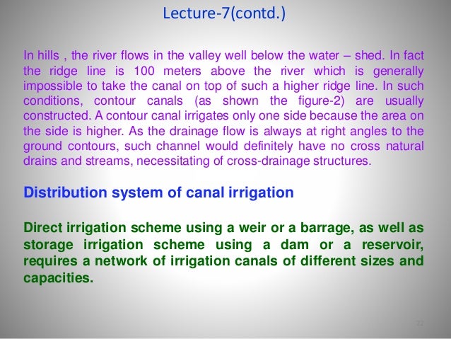 Lecture 7 Ce1005 Irrigation And Flood Control By Rabindra Ranjan Saha…