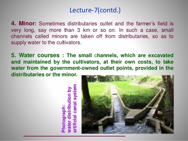 Lecture 7 Ce1005 Irrigation And Flood Control By Rabindra Ranjan Saha…
