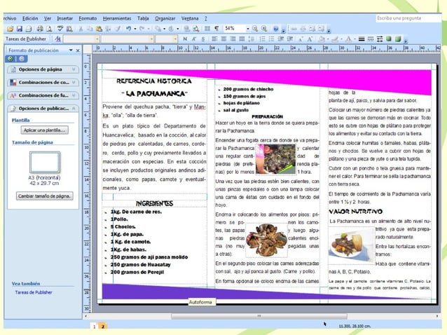 TRIPTICO PUBLISHER A3 | PPT