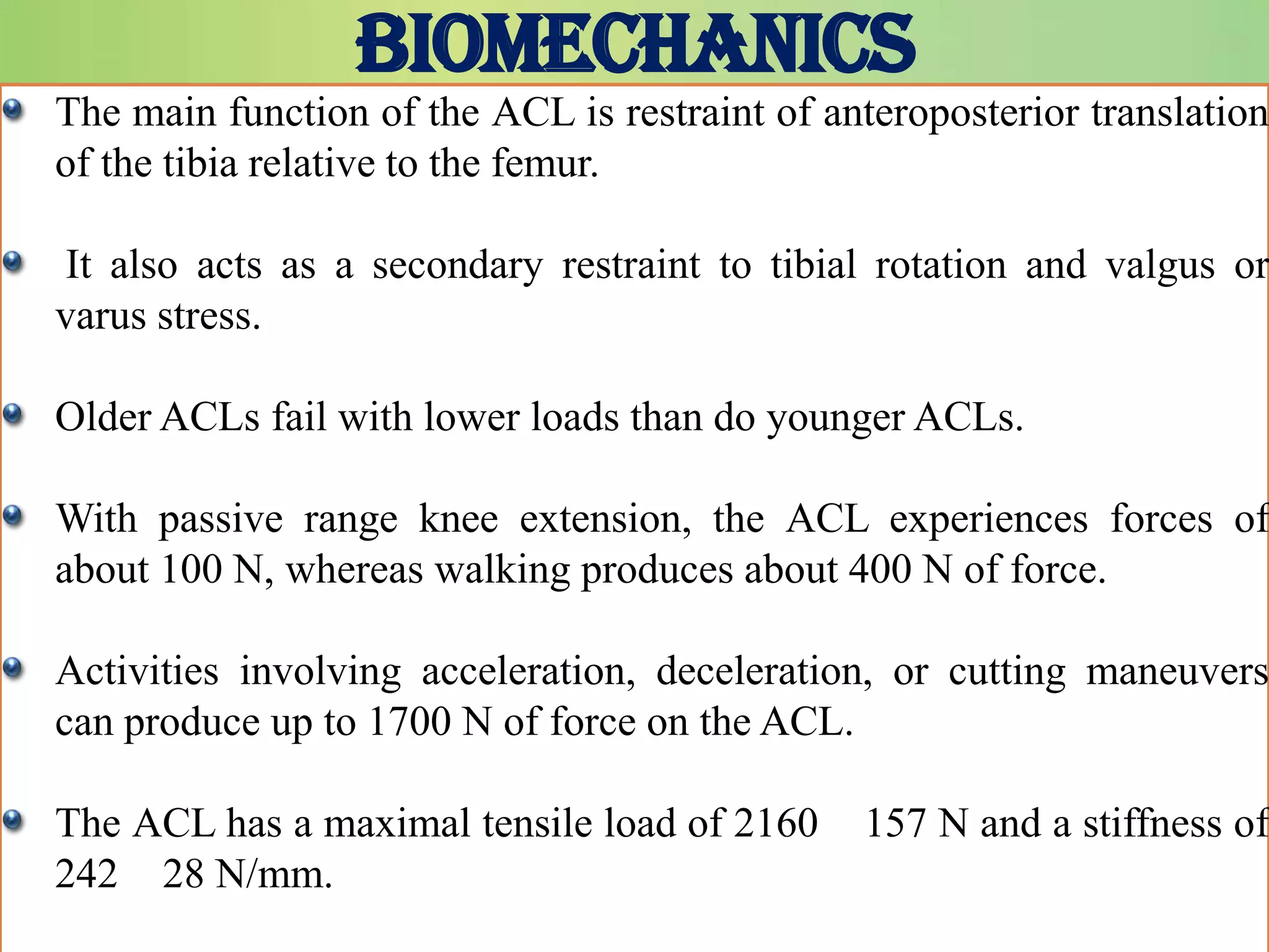 ACL rehabilitation | PPTX