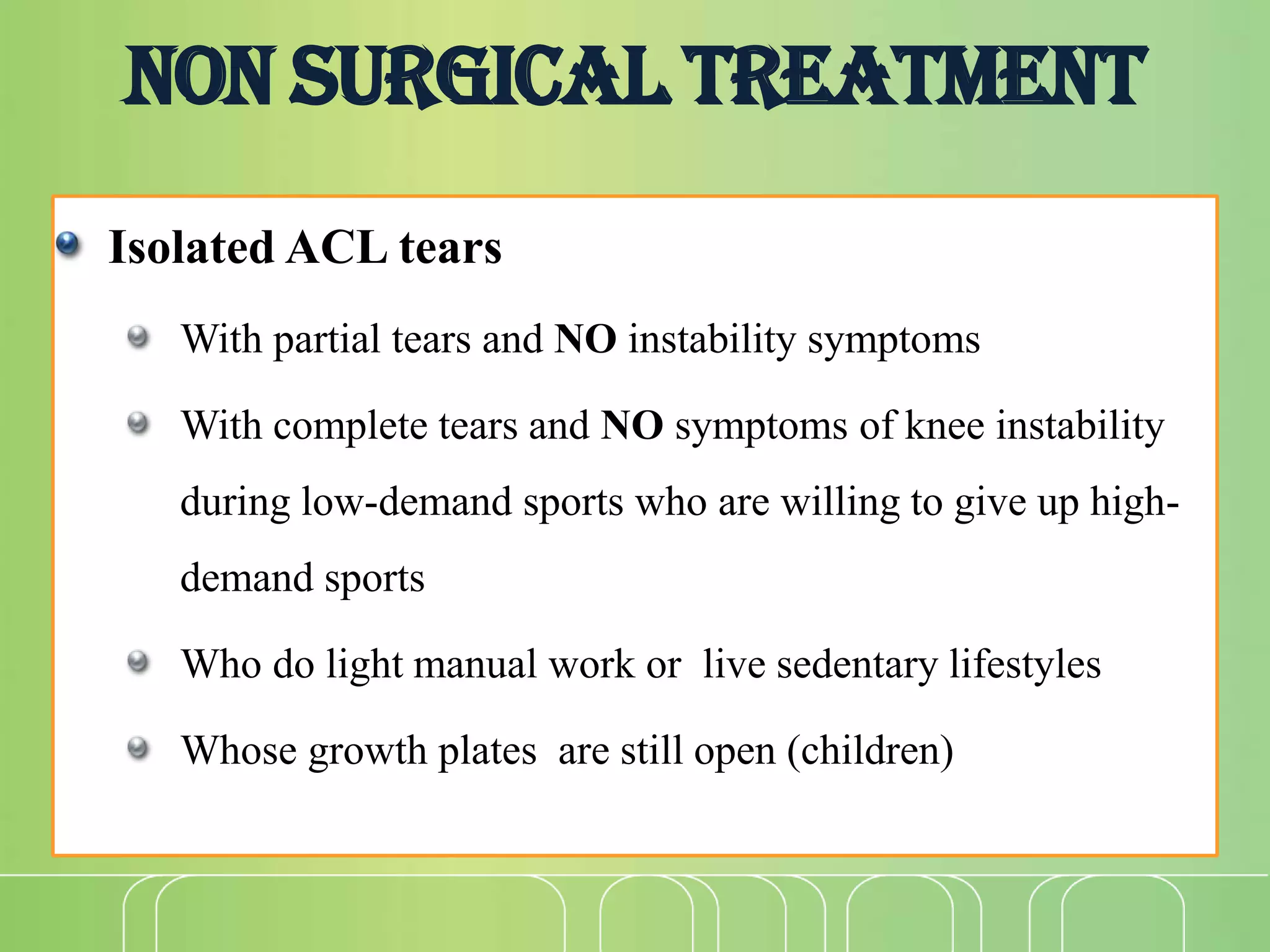 ACL rehabilitation | PPTX