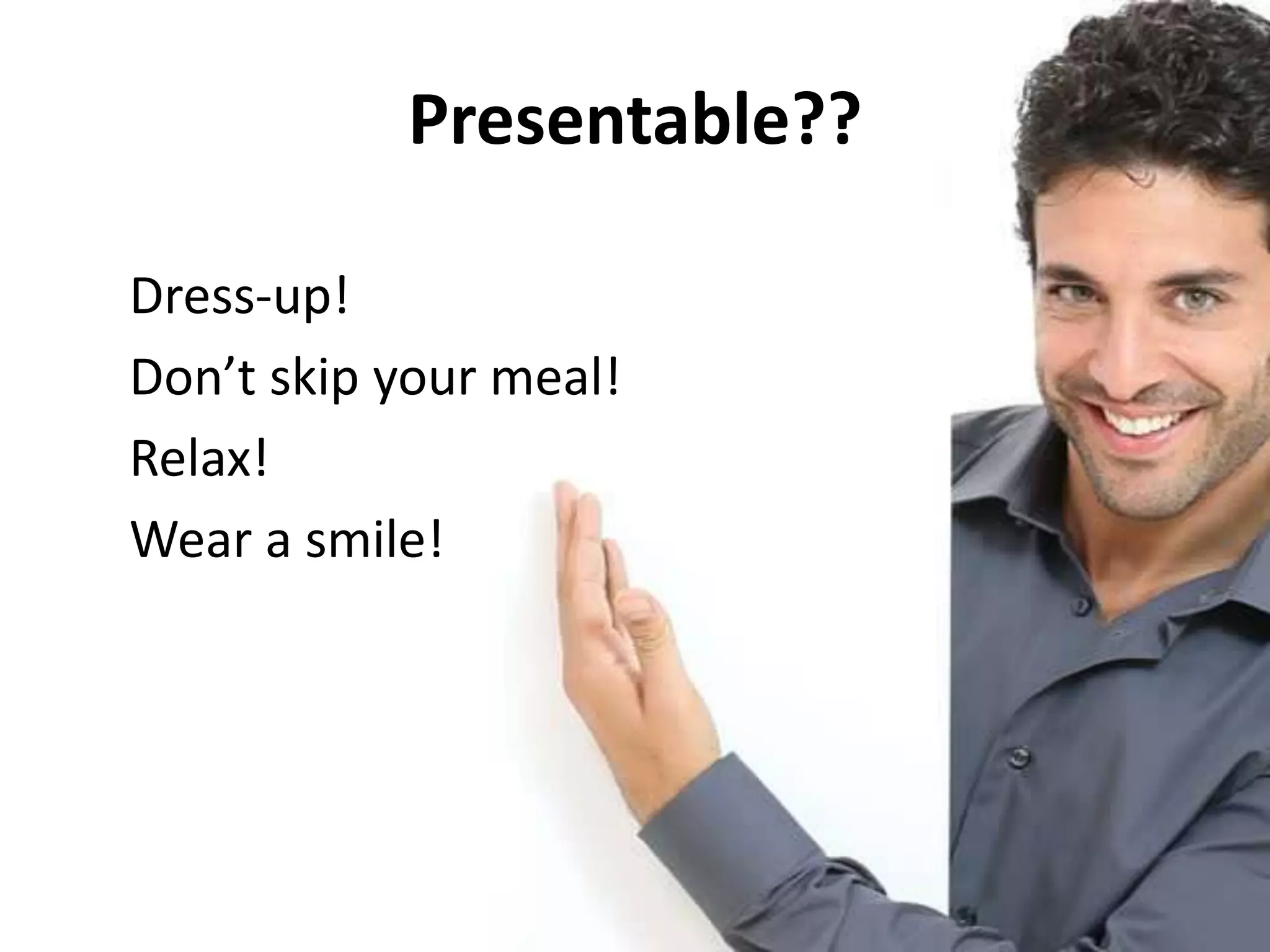 Presentable on your presentation | PPTX