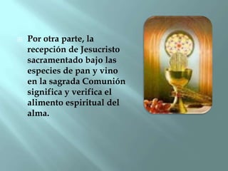 Presentacion de la Eucaristia | PPTX